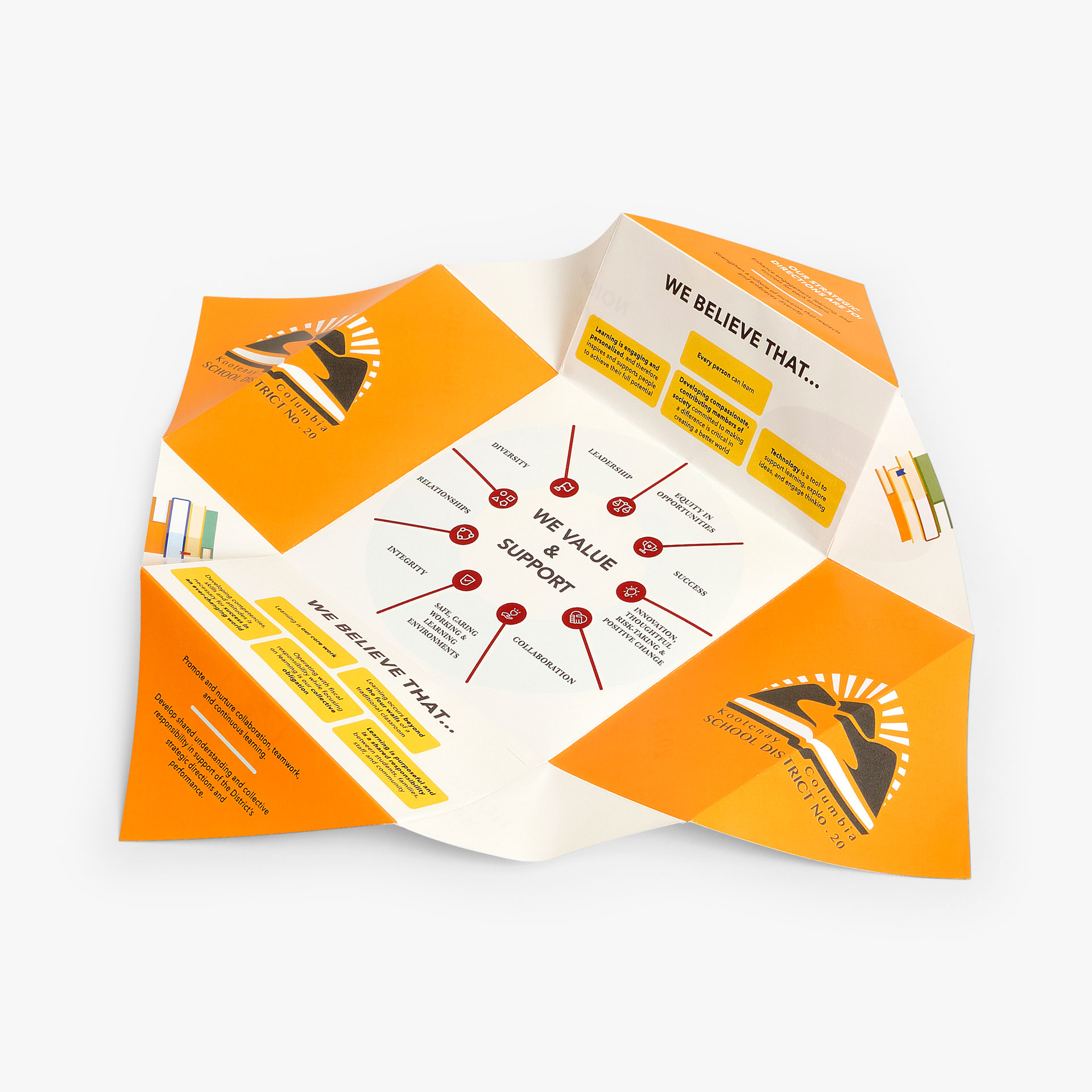 Corner Folder Open Gates | Event Invitation Template | Smartpress