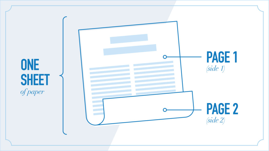 How To Count Pages And Sheets Support