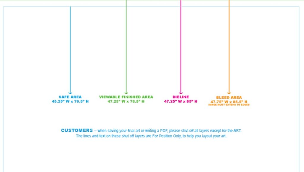 Retractable Banner Stand Graphics Guidelines | Support